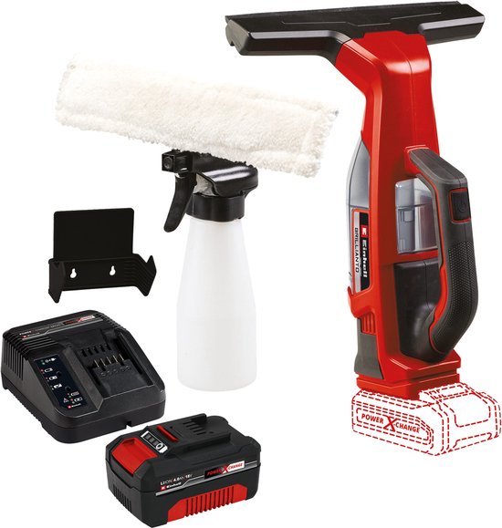 EINHELL Accu-raamreiniger Brillianto Kit (1x 4,0 Ah) | bol