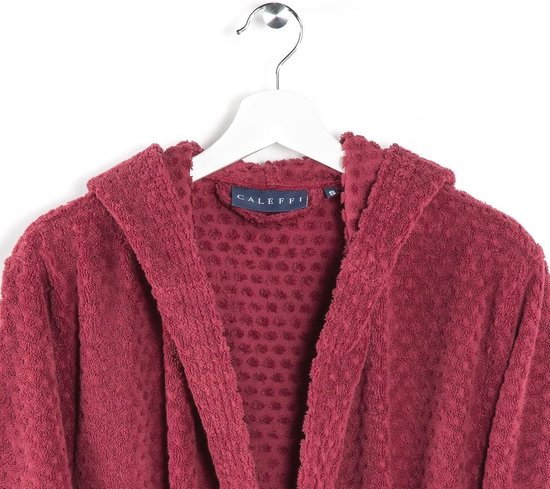 Bordeaux Katoenen Badjas voor Volwassenen - Zeemeermin Design | bol