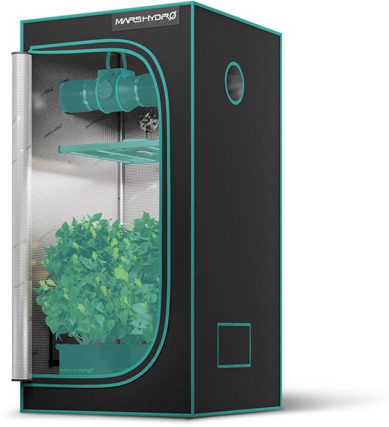 Kweektent Mars Hydro 80x80x160 cm – Kweekkast – Kweekruimte – Grow Tent ...