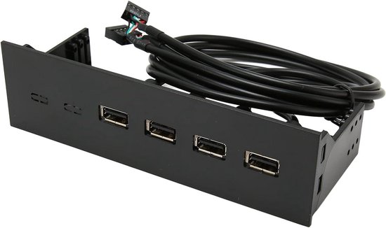 USB2.0 Hub Voorpaneel - Multifunctioneel 4 Poorten 19-pins Optisch ...