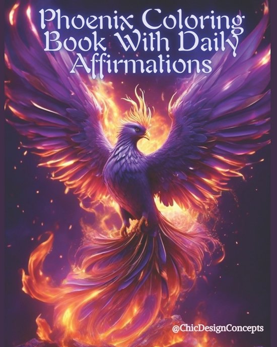 Phoenix Coloring Book With Daily Affirmations, Rini Chris ...