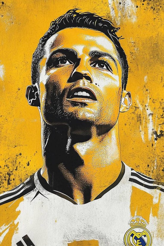 Cristiano Ronaldo Poster - Portret - Voetbal - Sport - Iconisch ...