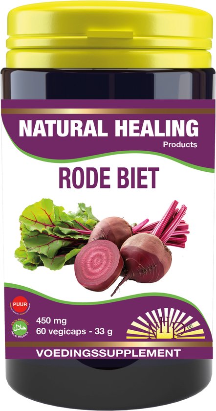 NHP Rode biet puur 60 Vegetarische capsules | bol