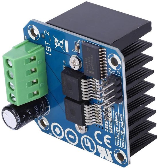 Krachtige driver voor Smart Car BTS7960 43A Elektrische componenten ...