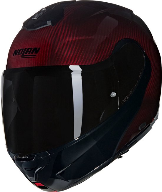 Nolan X-1005 Ultra Liquido 326 Rood Glossy Systeemhelm - Maat M - Helm ...