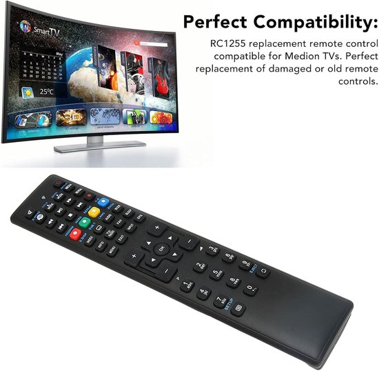 Universele TV-Afstandsbediening RC1255 voor Medion TV | bol