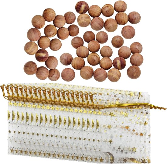 Lexium Mottenballen - Motten Bestrijden - Cederhout tegen Motten | bol