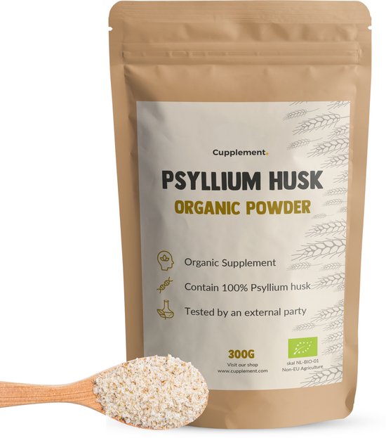Cupplement 600 Gram Psylliumvezels Poeder Psyllium Husk Biologisch ...
