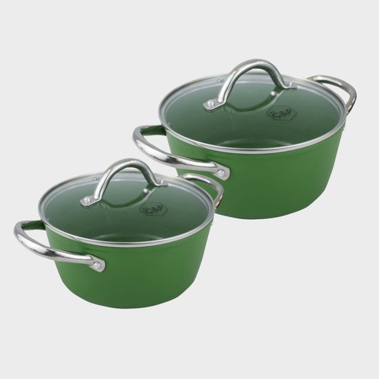 Cook & Pan - Go Green Kookpannenset 2-delig - Inductie Pannen ...