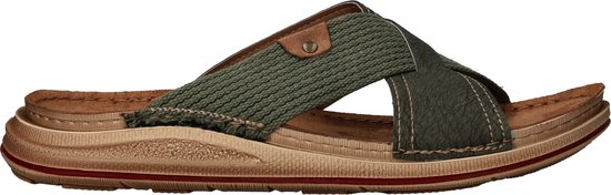 Inblu Slippers - Heren - Groen - Maat:45 | bol