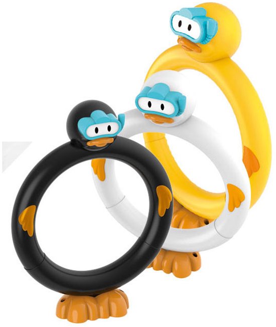 Duikeenden Set van 3 - Duikeenden Speelgoed Funny Ducks, 3st. | bol