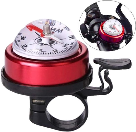 Mountain Bike Compass Handlebar Bell Alarm Bell Bicycle Equipment ...