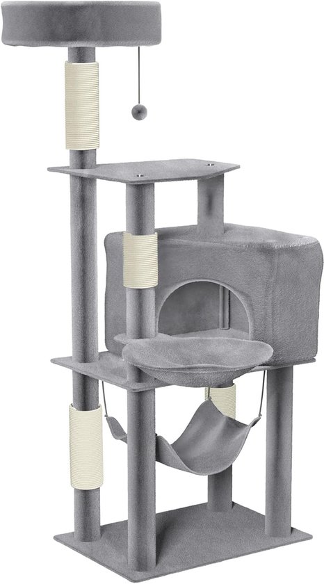 NAIZY Krabbende boom Grote kat krabbende boom 55,5 x 39 x 134 cm XXL ...