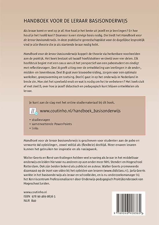 Handboek voor de leraar basisonderwijs - theorie en praktijk voor ...
