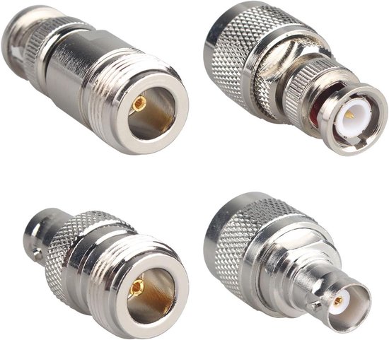 N Type naar BNC Coax Adapter Kit - Male naar Female Connector - Antenne Converter voor... | bol