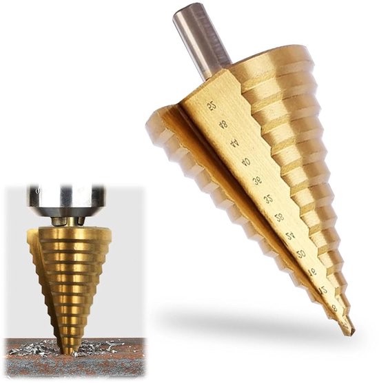 Conische boorbit Ø 4-52 mm roestvrijstalen HSS conische stapboor met ...