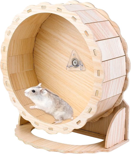 Houten Balansfiets voor Hamsters - 23 cm - Kleine Huisdieren Oefenwiel | bol