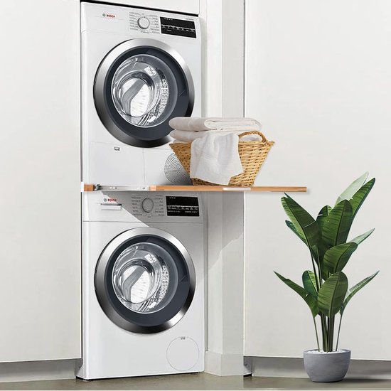 S&Dshopline® Universeel stapel/verbindingsframe voor wasmachine en ...