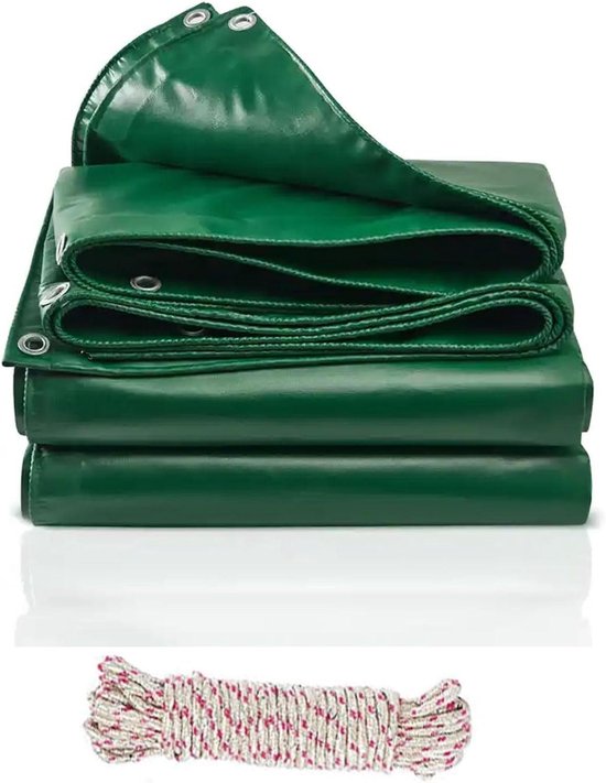 Waterdicht dekzeil met ogen - 2 m x 2 mHoogwaardig beschermend dekzeil ...