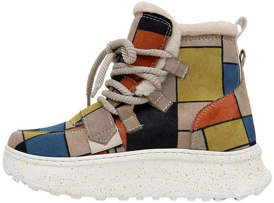 DOGO Snowie Dames Laarzen - Piet-Mondrian 38 | bol