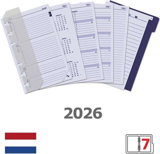 Kalpa 150 x 95 mm Senior Binder Vulling Jaardoos NL 2026 | bol