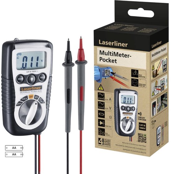Laserliner MultiMeter-Pocket Multimeter | bol