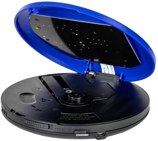 Reflexion PCD520 Discman/MP3-Player Anti-Shock Blauw | bol