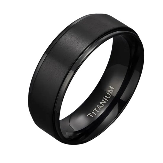 Nivard Ring - Ringen - Dames - Heren - Titanium - 59.38mm | bol