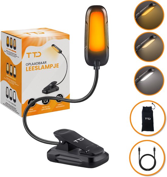 TTD® LED Leeslampje - 3 Soorten Licht voor Energie, Sfeer of Rust - 50 ...