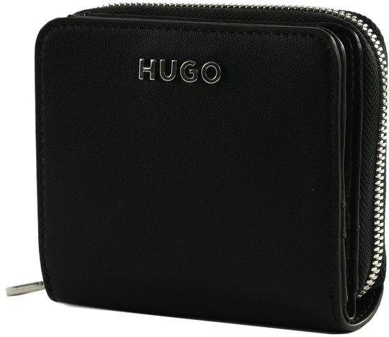 HUGO Portemonnee Mel Zip Wallet Black Zwart | bol