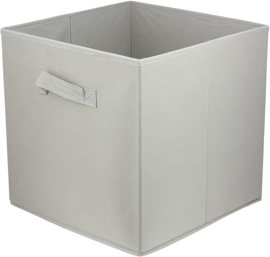 LAVITA® Opbergmand Textiel - 31x31x31 Lichtbruin - 1 stuk - Opbergbox ...