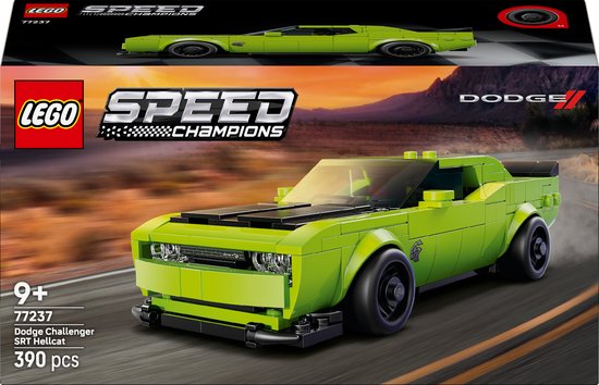 LEGO® Speed Champions Dodge Challenger SRT Hellcat Sportauto - 77237 | bol