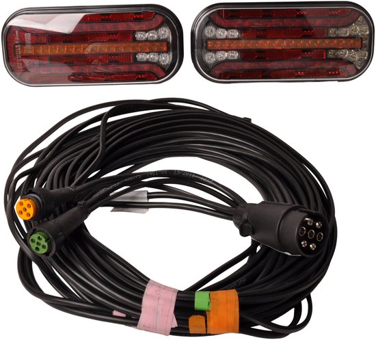 Fristom FT-230 - LED verlichtingsset - 7 meter hoofdkabel inclusief 4 ...