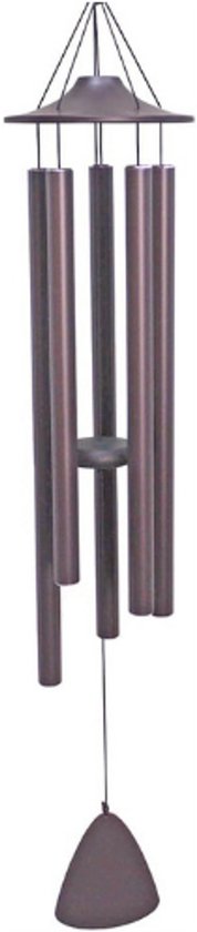 Windgong Met 5 Metalen Buizen - 115 Cm Lang - Diepe Rustgevende Klanken ...