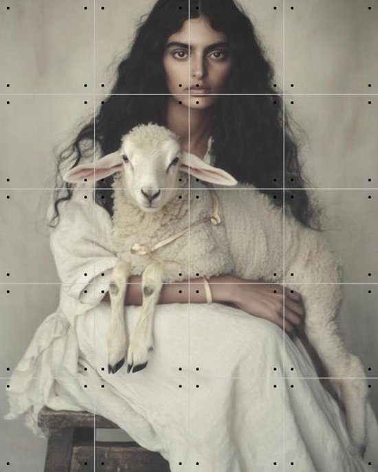 IXXI Demi, STUDIO HANNAH LEMHOLT - 80 x 100 cm - Gratis ophangtool - Grote... | bol