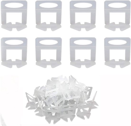 Tegel Leveling Systeem Clips - 400 Stuks - DIY Tegels Leveler Spacers ...