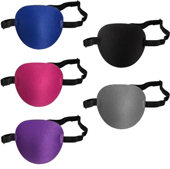 SYEYCW Pakket van 5 ooglapjes, ooglapjes Enkele ooglapje, verstelbare ...