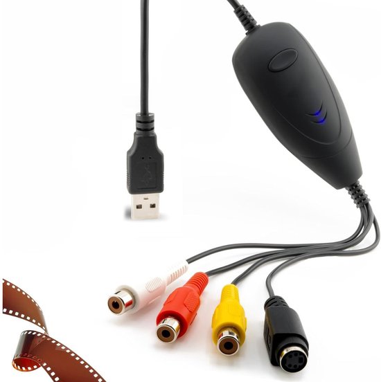 CRLYN® Vhs Videorecorder - Videobanden Digitaliseren - Vhs speler - Zwart | bol