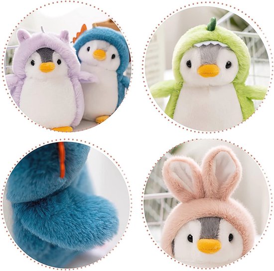 Schattige pluche pinguïn knuffeldier voor kinderen | bol