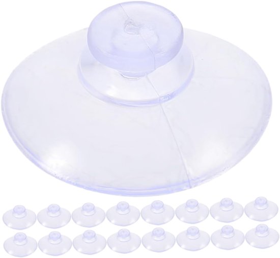 20 glazen horloge zuignappen -20mm rubber zuignappen, anti-botsing ...