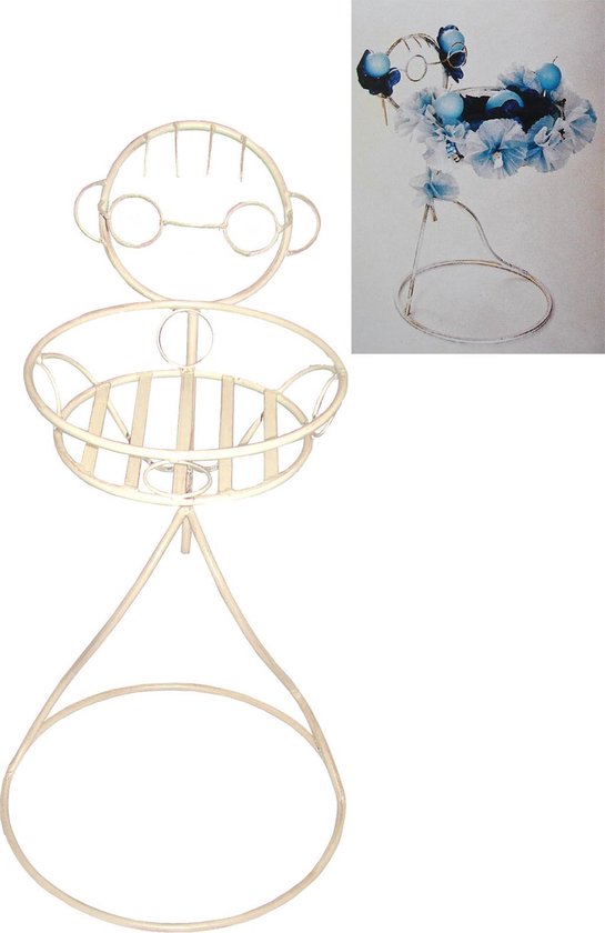 Metalen planten staander - model baby | bol.com