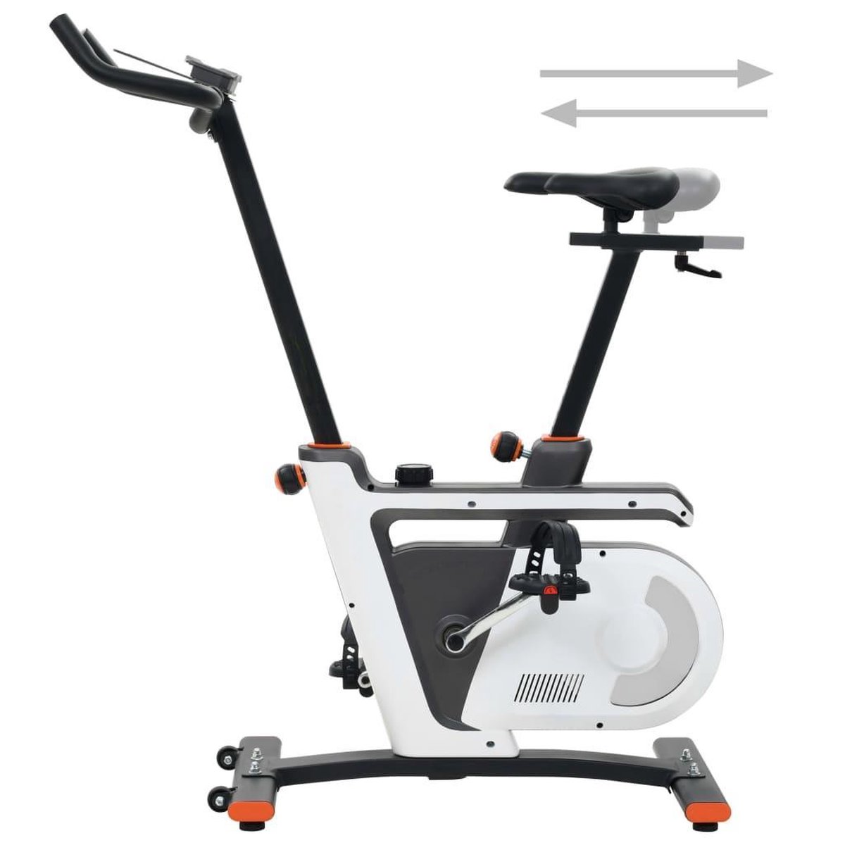 Fitness Fiets Hometrainer Magnetisch met Hartslagmeter en Tablethouder ...