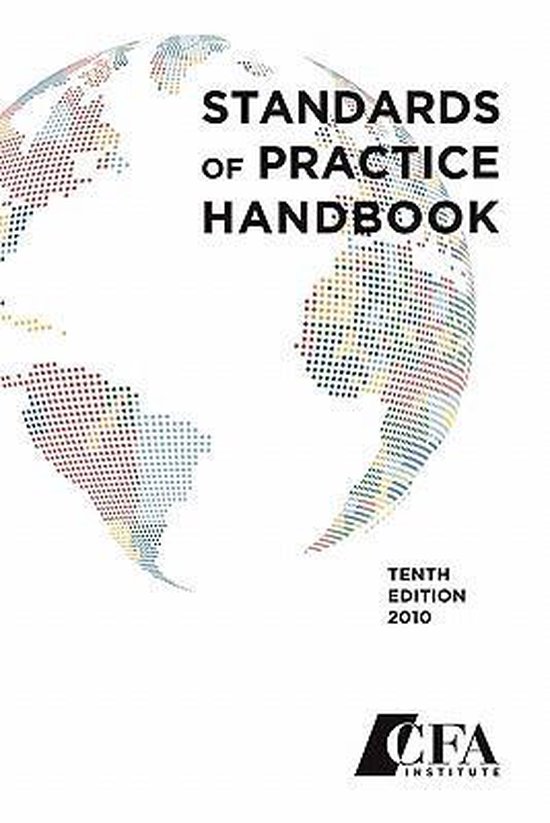 Standards of Practice Handbook, Cfa institute | 9780938367222 | Boeken ...