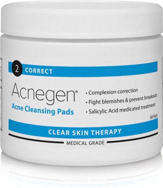 Acnegen Acne Cleansing Pads (60 pads) | bol