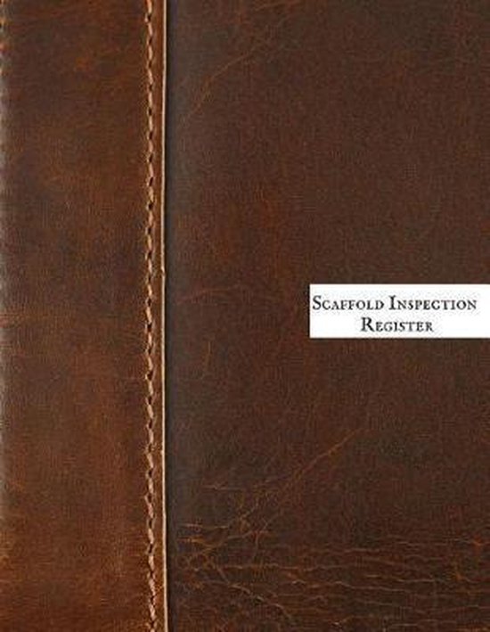 Scaffold Inspection Register, Jason Soft- | 9781073859801 | Boeken ...