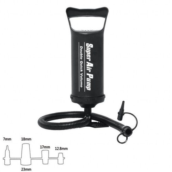 Hofftech Hand Luchtpomp Double Action 2 x 0,7 Liter | bol