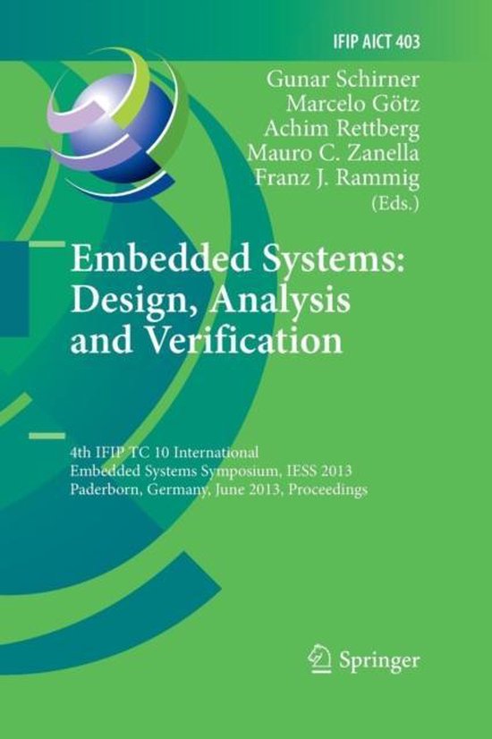 Embedded Systems: Design, Analysis and Verification | 9783642430282 ...