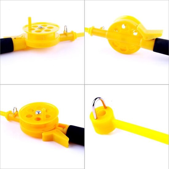 Let op type!! 33cm Portable ijs Fishing Rod kunststof Winter vis Rod ...