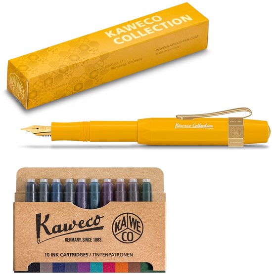 Kaweco - Collection - Vulpen - Breed - Honey - Oktogonal Clip Vergoldet ...