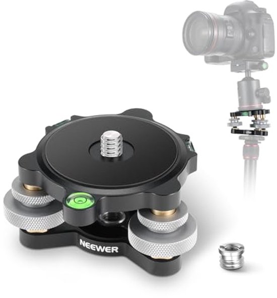 3-Axis Camera Tripod Head Leveler with Bubble Levels for Precision ...